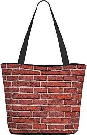 AOOEDM Sac &agrave; provisions Vintage Red-Brick Wall Ladies 13x11x7in.Le cadeau parfait pour la Saint-Valentin.Cest de la Saint-Valentin pour maman, fille, &eacute;pouse,