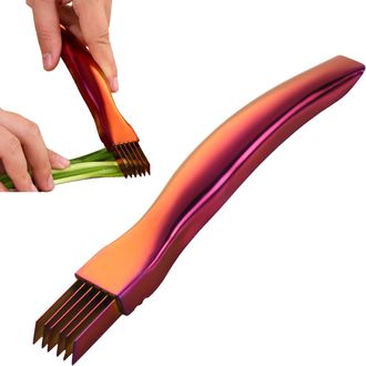 Generic Fr&uuml;hlingszwiebelschneider,Ergonomischer Griff K&uuml;chenwerkzeuge - Bosui Cutter K&uuml;chenwerkzeuge,F&uuml;r K&uuml;che Picknick Wohnheim Camping Catering LKW