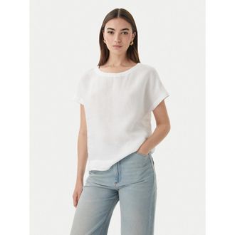 Marella T-Shirt Emme by Marella Geyser 2615111132 Wei&szlig; Regular Fit