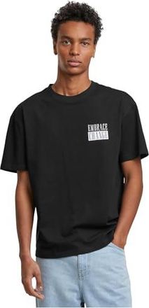 Mister Tee Mt3589-embrace Change Oversize Tee T-Shirt, Noir, XL Hommes
