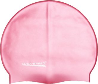 Aqua Speed Aqua-Speed Herren Mega Silikon S Badekappe, Metallic Pink, Einheitsgröße