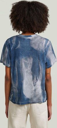 G-Star T-Shirt Denim Print T-Shirt