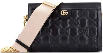 Gucci GG GG Matelasse Leather Small shoulder bag - Schwarz