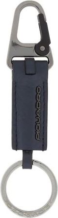 Piquadro Homme, Accessoires, Bleu, Taille: ONE Size Porte-cl&eacute;s avec mousqueton