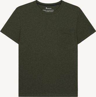 Faguo T-shirt vert foncé coton - OLONNE