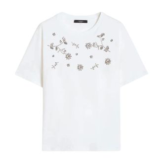 Max Mara Femme, Tops, Blanc, Taille: 44 FR T-shirt Wkdagile