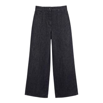 Ni&ugrave; Wide Jeans - - Jeans - Damen - Schwarzk - XS