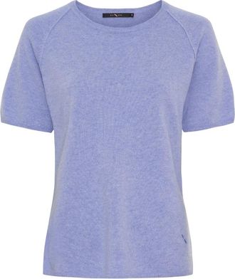 BTF-CPH Cashmere & Merino T-Shirt - - Knitwear - Damen - Blau - 2XL