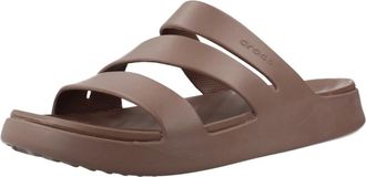 Crocs Femme, Chaussures, Brun, Taille: 38 EU Sandale &agrave; Brides Getaway