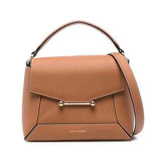 Strathberry Femme, Sacs, Brun, Taille: ONE Size Sac bandoulière en cuir marron chameau