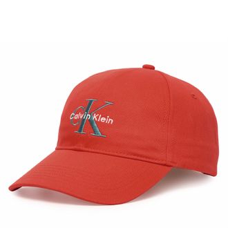 Calvin Klein Cap Calvin Klein Monologo Embroidery Baseball Cap LV04G5004G Orange