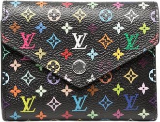 Louis Vuitton Portefeuille vintage en toile Pre-owned - Femme - Pre-owned - Multicolore - Taille: ONE Size