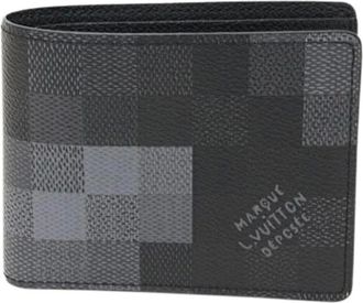 Louis Vuitton Portefeuille &agrave; billets (Bi-fold) Pre-owned - Femme - Pre-owned - Noir - Taille: ONE Size