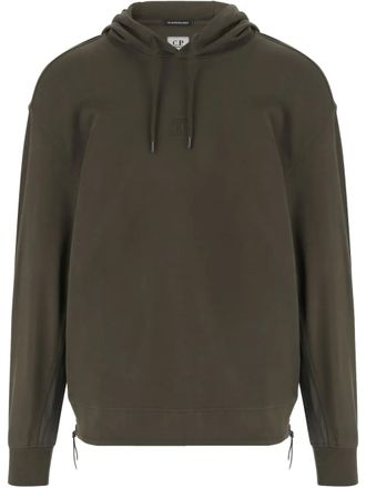 C.P. Company hoodie &agrave; logo brod&eacute; - Vert