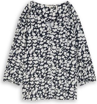 Tom Tailor Langarmbluse Blusen & Shirts Plus Size - Bluse aus Viskose