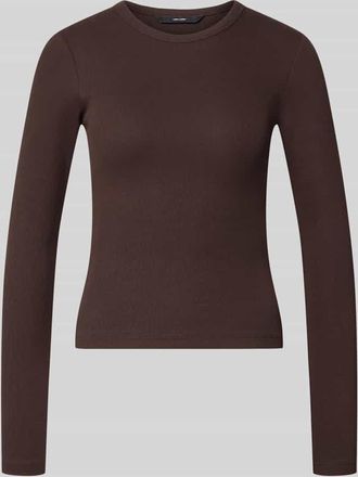 Vero Moda Slim Fit Langarmshirt aus Baumwoll-Mix Modell CHLOE