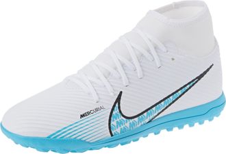 Nike Nike Herren Mercurial Superfly 9 Club TF Sneaker, Weiß/baltischblau-rosa Explosion, 42.5 EU