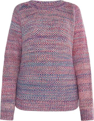 Izia Strickpullover Damen Rosa Mehrfarbig