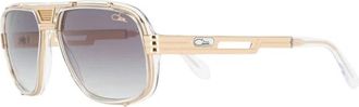 Cazal Cazal, unisex, Accessoires, Blanc, Taille: 60 MM Lunettes de soleil Aviateur