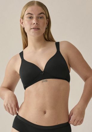 Naturana Soft-BH NATURANA Soft Cup, Damen, Gr. 90, Cup C, schwarz, Obermaterial: 89% Polyamid, 11% Elasthan. Futter: 100% Polyester, unifarben, bequem, BHs Sof