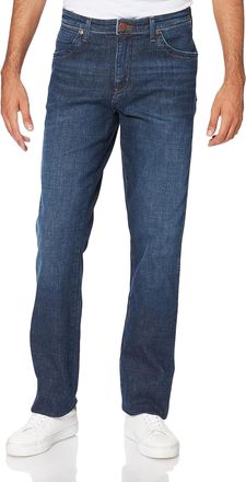 Wrangler Herren Texas Low Stretch Straight Jeans, Night Break, 38W / 36L EU