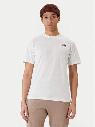 The North Face T-Shirt Vertical NF0A8GV1 Wei&szlig; Regular Fit