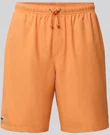 Lacoste Sport Relaxed Fit Sport-Shorts mit Logo-Stitching