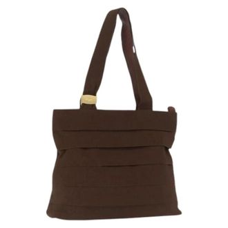 Ferragamo Pre-owned Canvas Handtasche - - Pre-owned - Damen - Braun - ONE SIZE