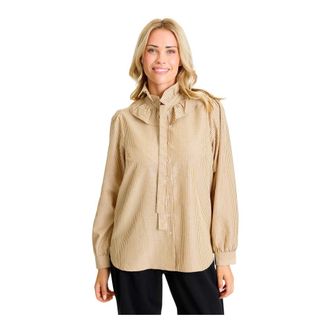 In Front IN Front - Chemise - Femme - Blouses et Chemises - Beige - Taille: 44 FR