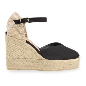 Castaner Chiarita/8Ed/001 11 cm Keilabs&auml;tze - - Shoes - Damen - Schwarzk - 37 EU