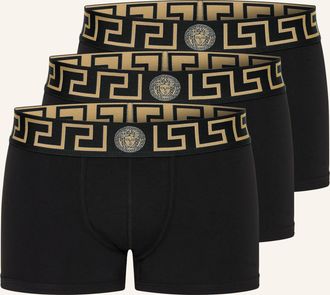 Versace 3er-Pack Boxershorts schwarz