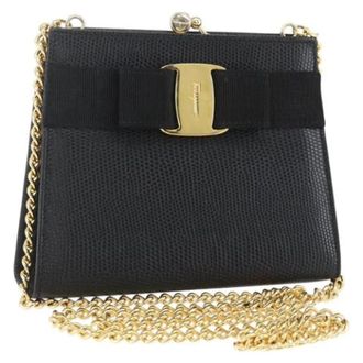 Ferragamo Pre-owned Ledertasche - - Pre-owned - Damen - Schwarzk - ONE SIZE