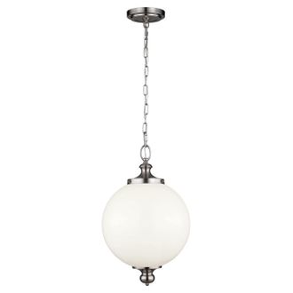 Licht-Erlebnisse Stilvolle H&auml;ngelampe LORIN in Silber Glas &Oslash;30cm verstellbar Jugendstil Design Leuchte Wohnzimmer Esstisch
