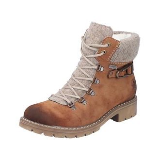 Rieker Bottes &agrave; lacets pour femme Y9131 - Marron - 38 EU, marron, 38 EU