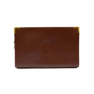 Cartier unisex, Pre-owned, Rouge, Taille: ONE Size Pre-owned Cuir pochettes-minaudieres