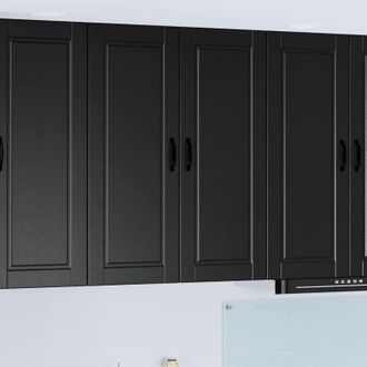 vidaXL vidaXL Armoire de cuisine Noir 80 x 31 x 100 cm Bois ding&eacute;nierie
