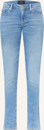7 For All Mankind Skinny Jeans Low Skinny Slim Illusion blau