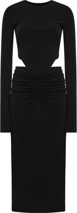 Andamane Knielanges Kleid - Schwarz