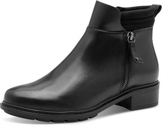 Tamaris Bottines plates pour femme 1-25905-45 - Noir - Taille 41 EU, Noir, 41 EU