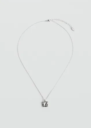 Mango Collier cha&icirc;ne perle argent - Femme - Taille unique - MANGO