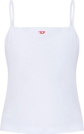 Diesel Femme, Tops, Blanc, Taille: 44 FR T-Hop-D D&eacute;bardeur
