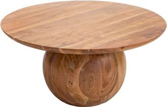 Made In Meubles Made In Meubles - Table basse ronde en bois dacacia Charlou
