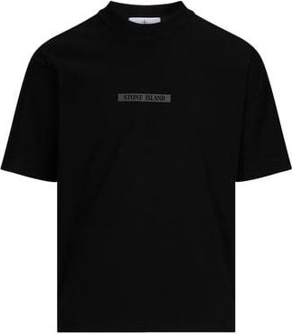 Stone Island T-shirt droit en coton
