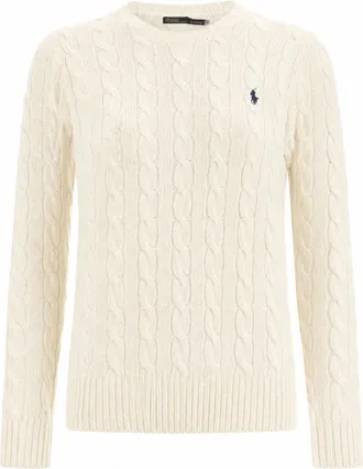 Polo Ralph Lauren Cable-Knit Wool-Cashmere Sweater - Ivory