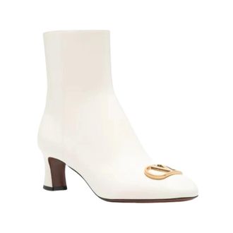 Valentino Garavani VLogo Signature Ankle Boot - - Shoes - Damen - Wei&szlig; - 37 EU