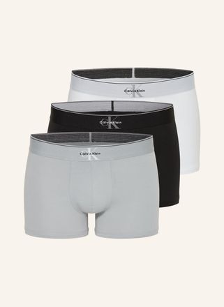 Calvin Klein 3er-Pack Boxershorts Graphic Monogram grau
