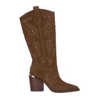 Alma En Pena Stiefelette mit Absatz und Nieten - - Shoes - Damen - Braun - 38 EU