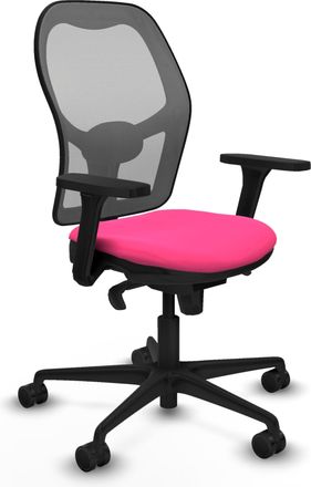 Piqueras y Crespo Schreibtischstuhl mit Rollen, Rosa Jorquera mit 3D-Armlehnen, h&ouml;henverstellbare Lendenwirbelst&uuml;tze, ausgestattet mit 5 Positionen und injiziertem Scha