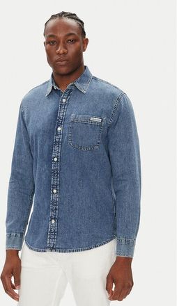 Calvin Klein Jeans Jeanshemd LV040EM774 Blau Regular Fit