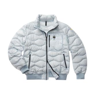 Blauer Blaue Welle Bomberjacke - - Jackets - Herren - Blau - L